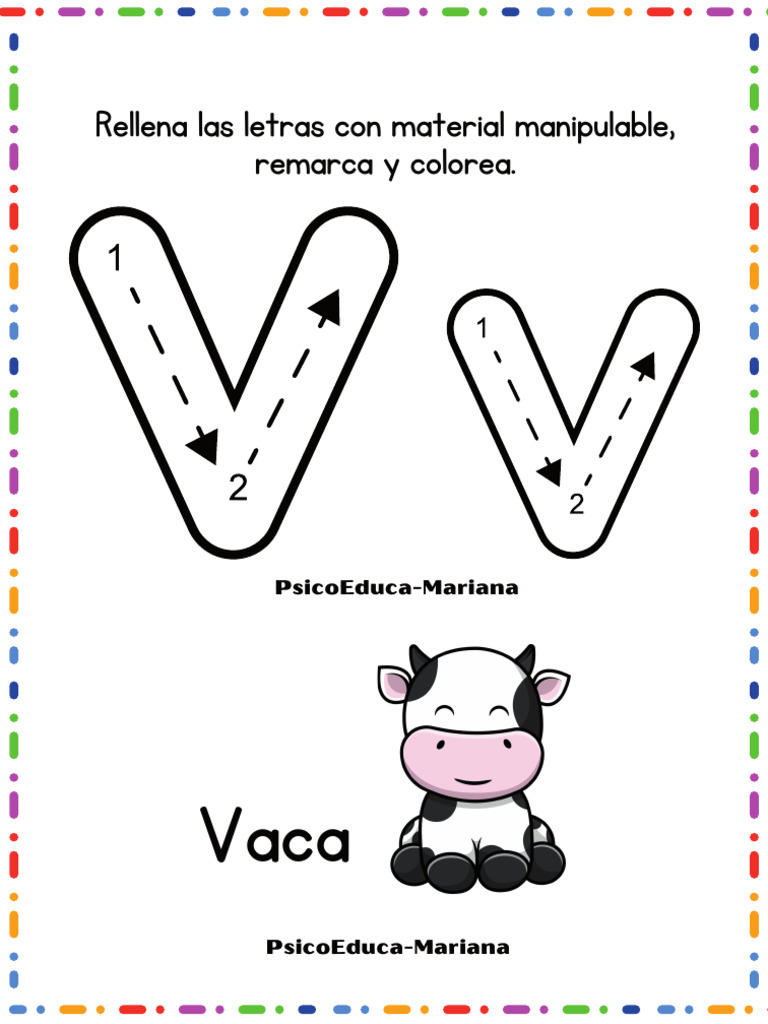 Letra V | PDF