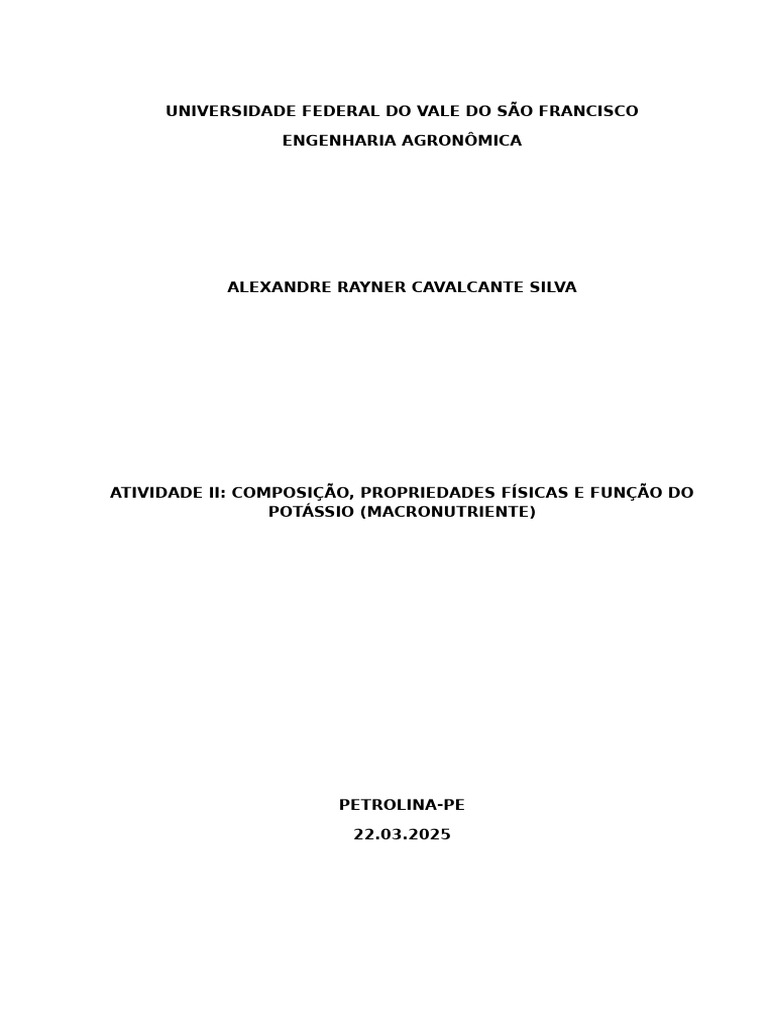 Atividade II de Pedologia | PDF | Minerais | Quartzo