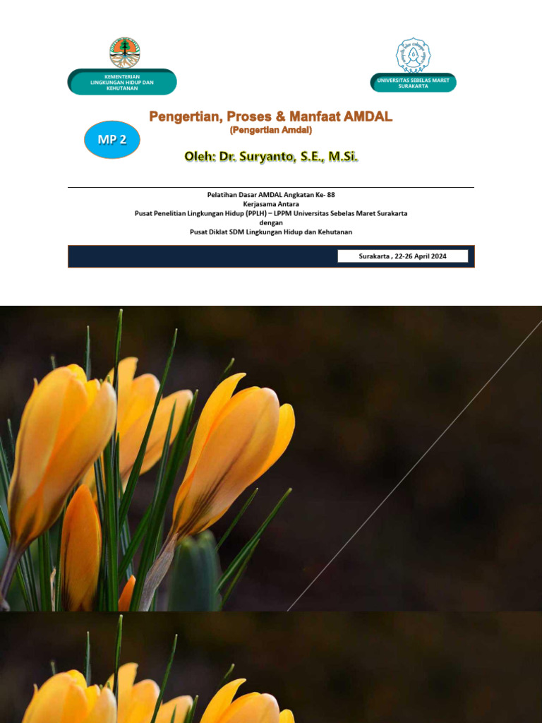 MP 2. Pengertian AMDAL | PDF