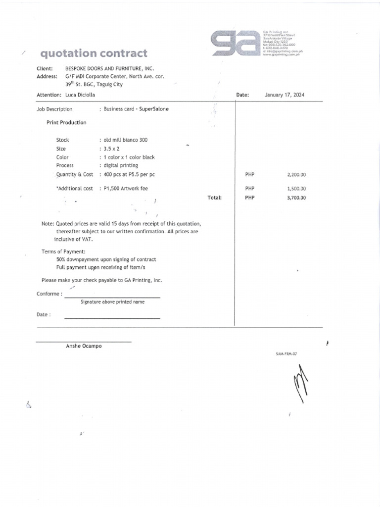 Bdfi-Ss Ga Printing | PDF