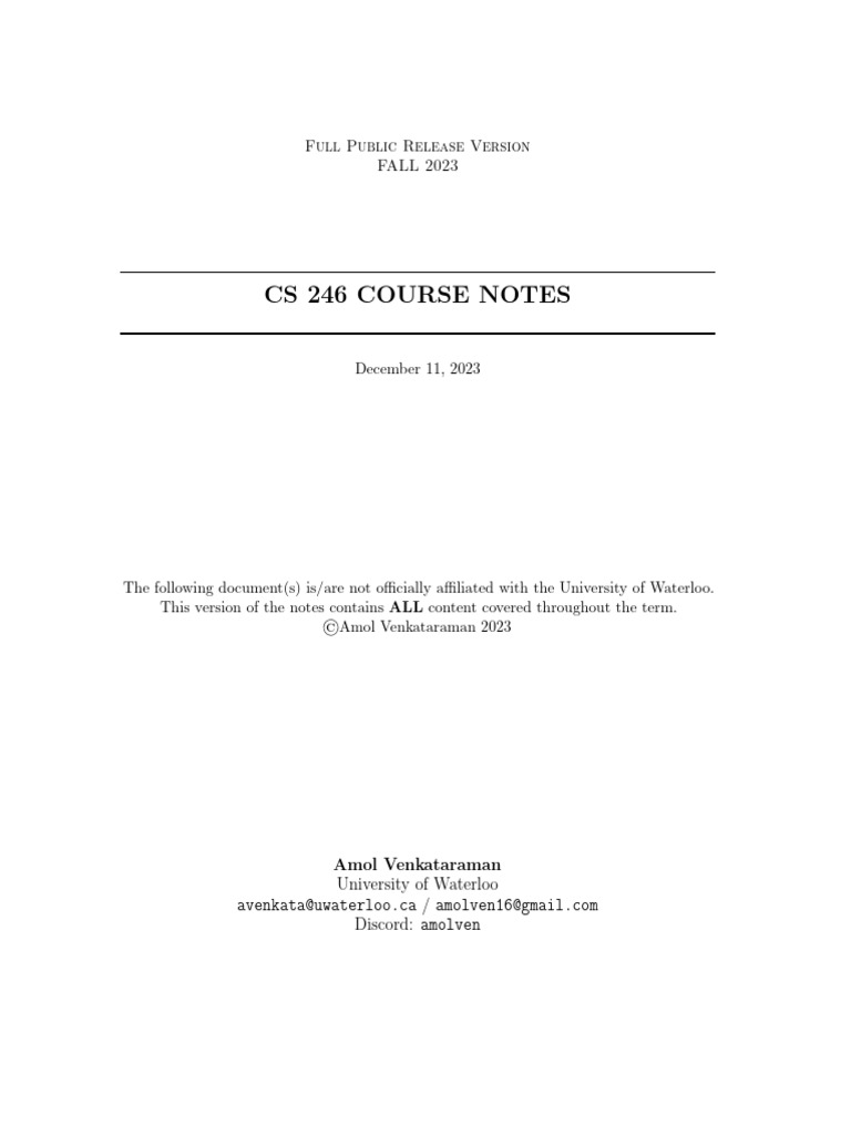 CS_246_CN | PDF | Pointer (Computer Programming) | Constructor (Object ...