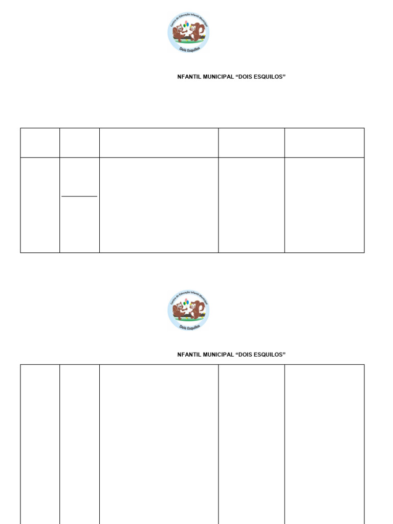 Modelo de PL - Ceim Dois Esquilos PDF | PDF