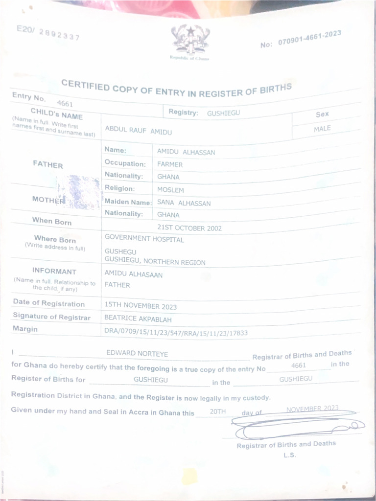 Amidu Abdul Rauf | PDF