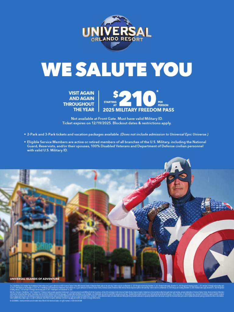 2025 Universal Orlando Flyer | PDF | Universal Orlando