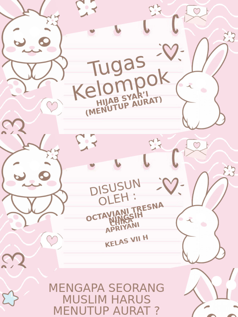 Octaviani & Chika Vii H PPT Hijab Syar'i (Menutup Aurat) | PDF