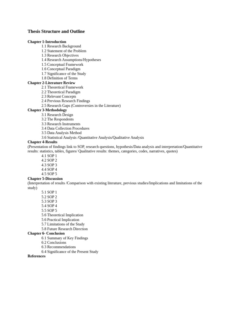 Thesis Format of SLMCS Recent | PDF