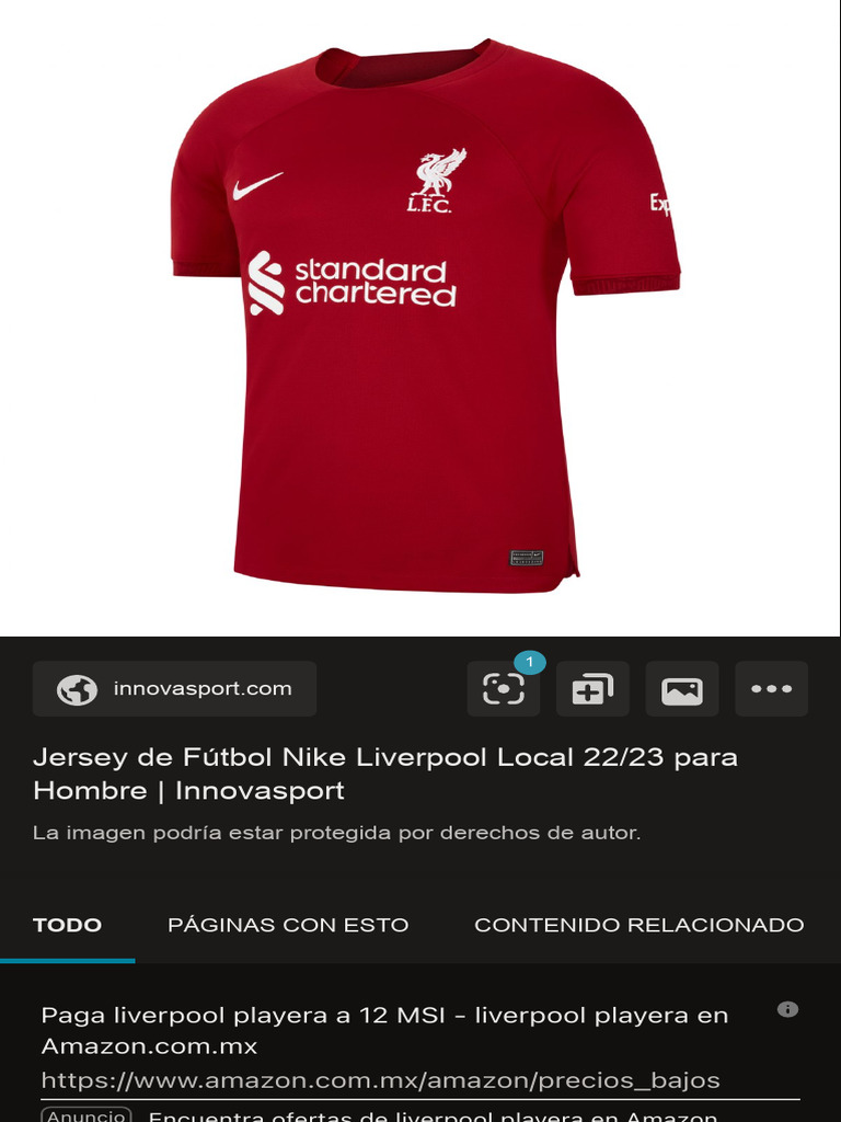 Playera Liverpool | PDF