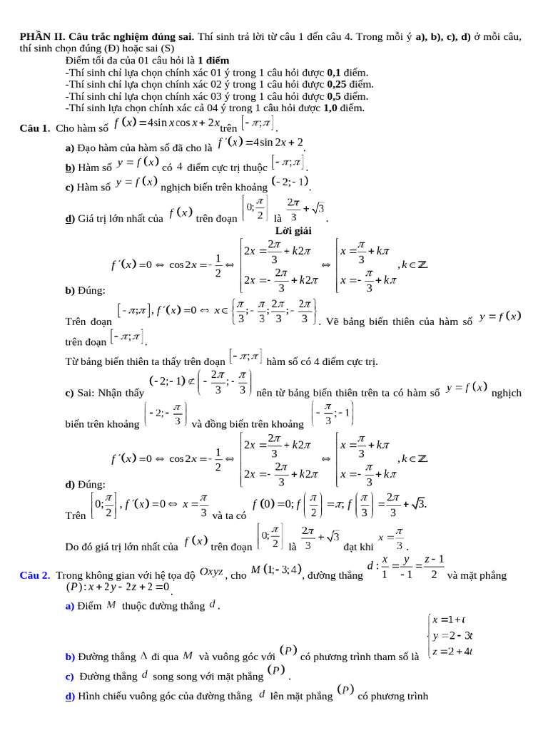 Huong Dan Cac Cau Van Dung | PDF