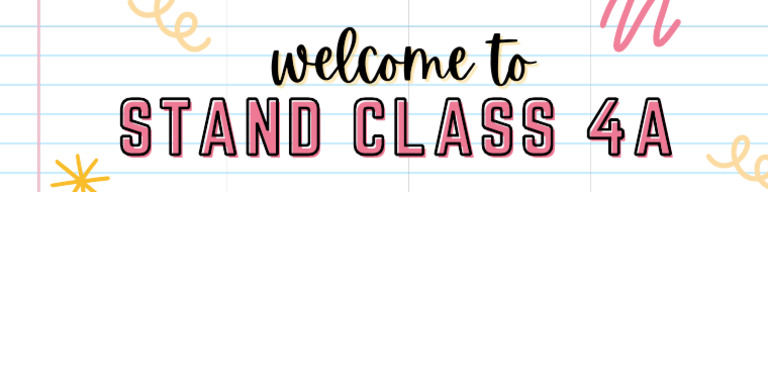 English Google Classroom Header in Lined Notebook Paper Doodle ...