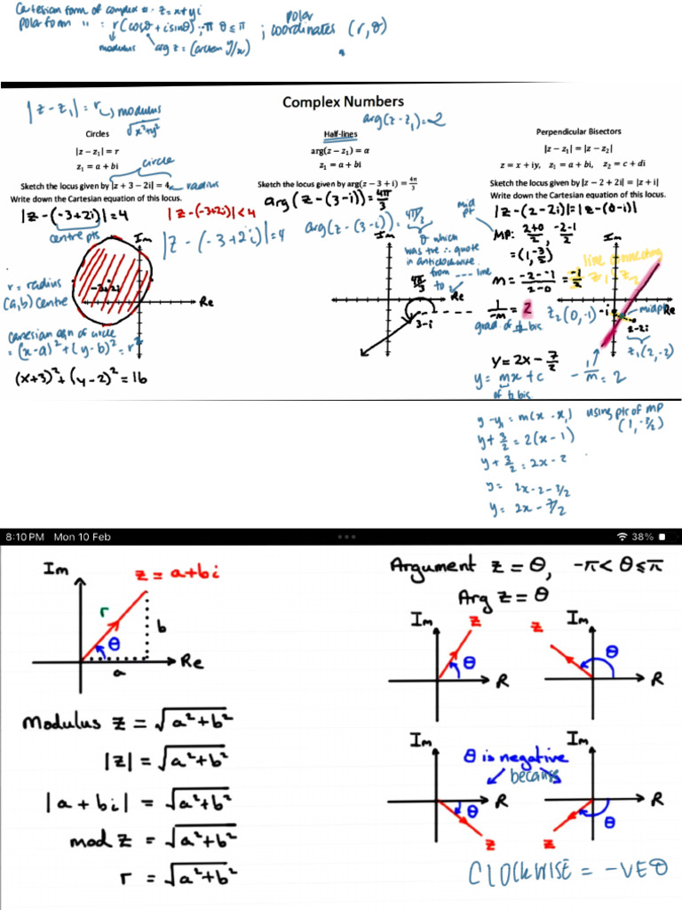 Argand Diagrams Angles Understood Ask | PDF