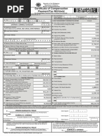 BIR Form 2316 Filled With Computation | PDF