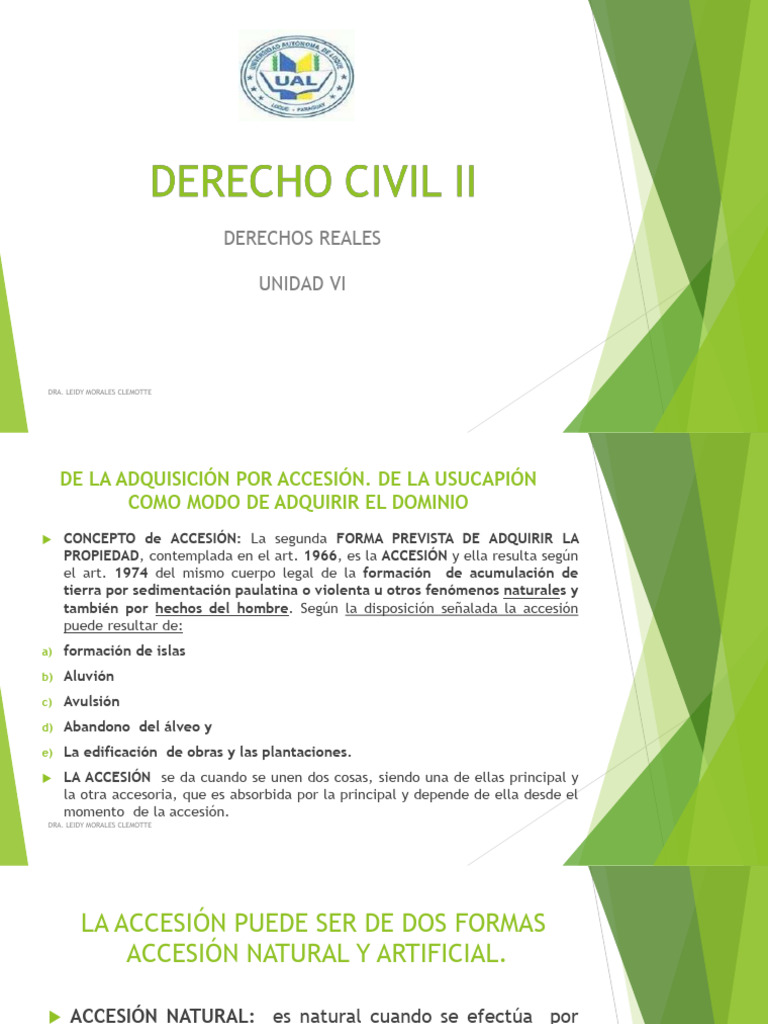 Unidad 6 | PDF | Posesión adversa | Propiedad