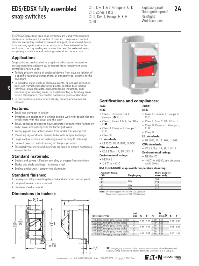 Apagador A Prueba de Explosion | PDF | Switch | Mechanical Engineering