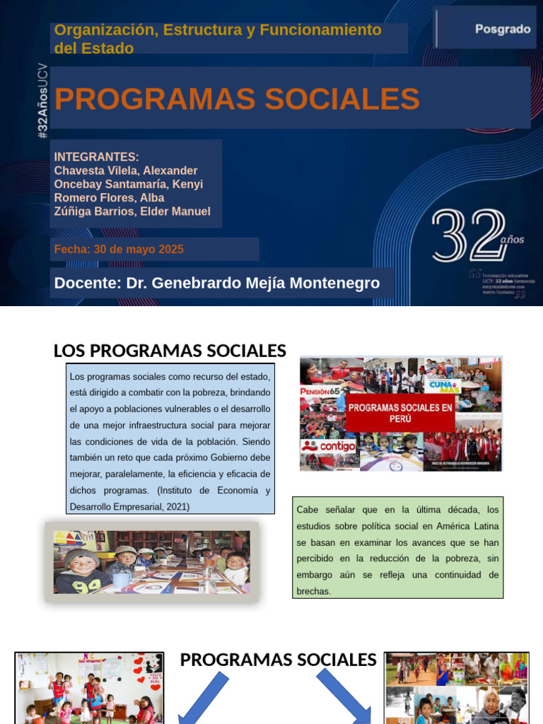 Programas Sociales - Final | PDF | Pobreza | Pobreza e indigencia