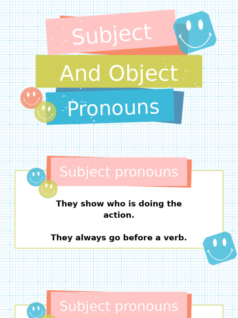 Understanding Pronouns: Subject, Object, Possessive | PDF