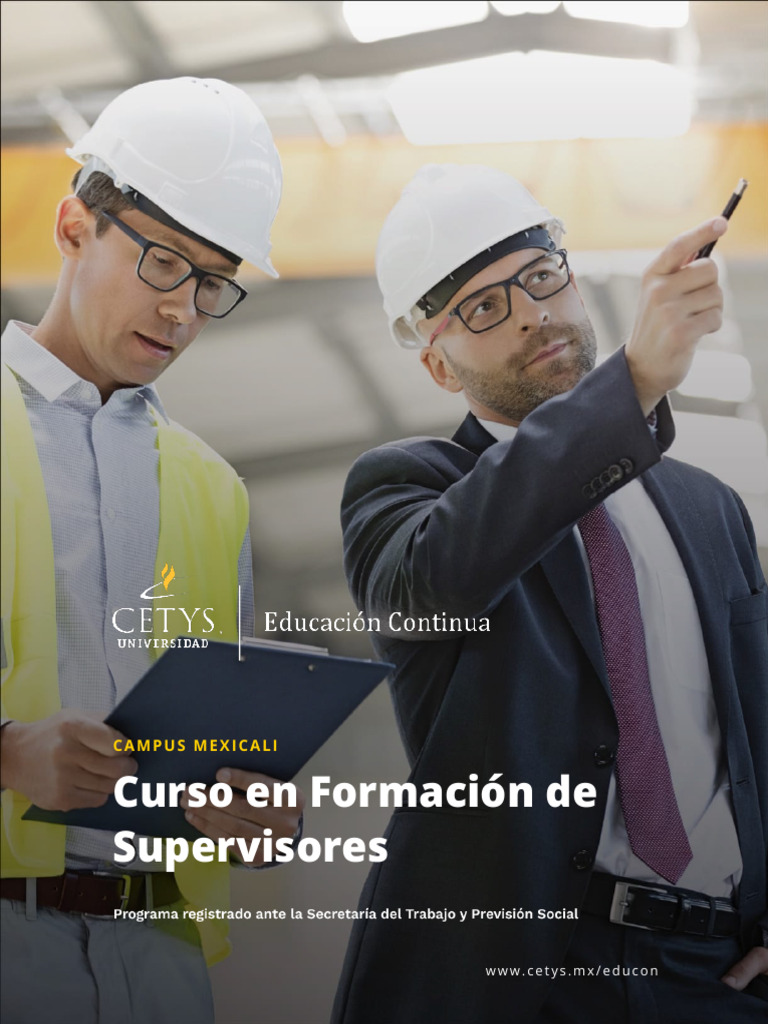 Curso en Formación de Supervisores | PDF
