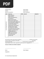 Handing Over Form | PDF | Career & Growth