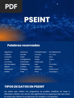 Variables y Tipos en PSeInt | PDF | Variable (informática) | Lenguaje de programación