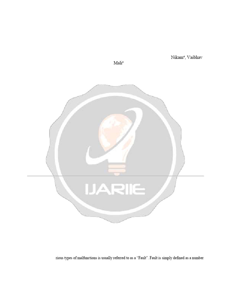 IoT-Based Three-Phase Fault Detection | PDF | Electric Power ...