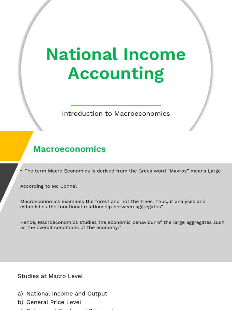 Basic Concept of Macroeconomics and Types of Goods | PDF ...