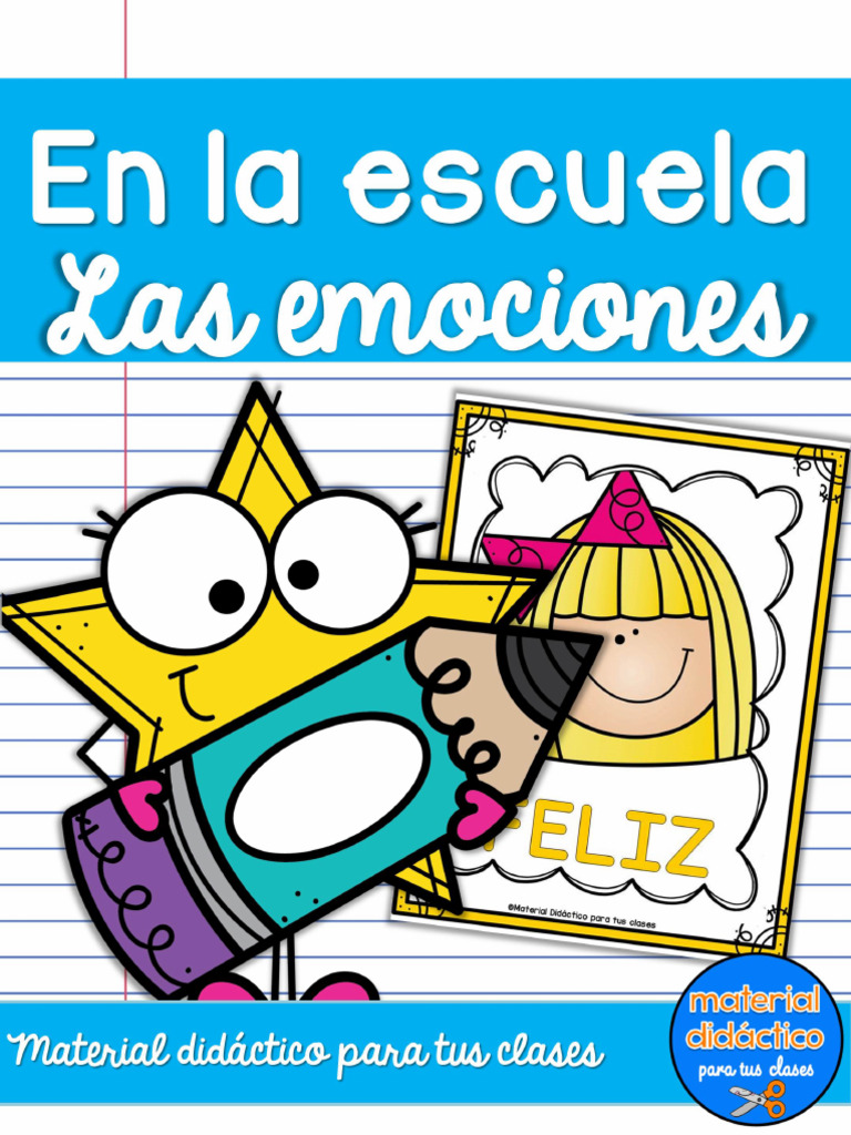 Las emociones posters Material didáctico para tus clases | PDF