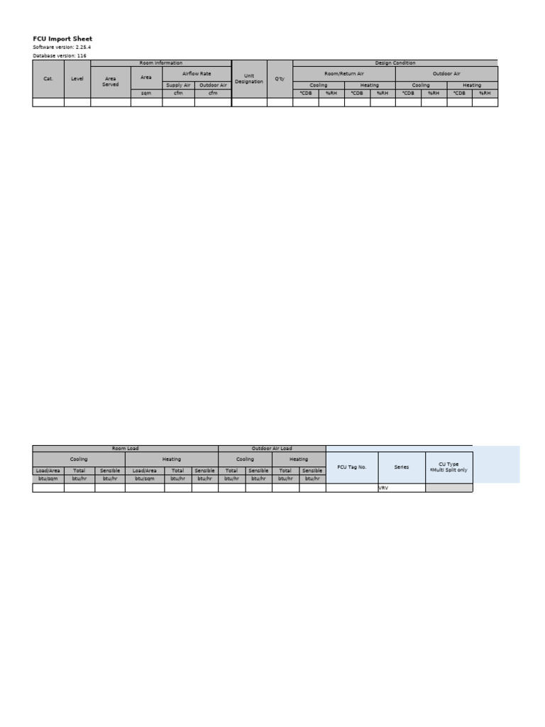 Import FCU | PDF