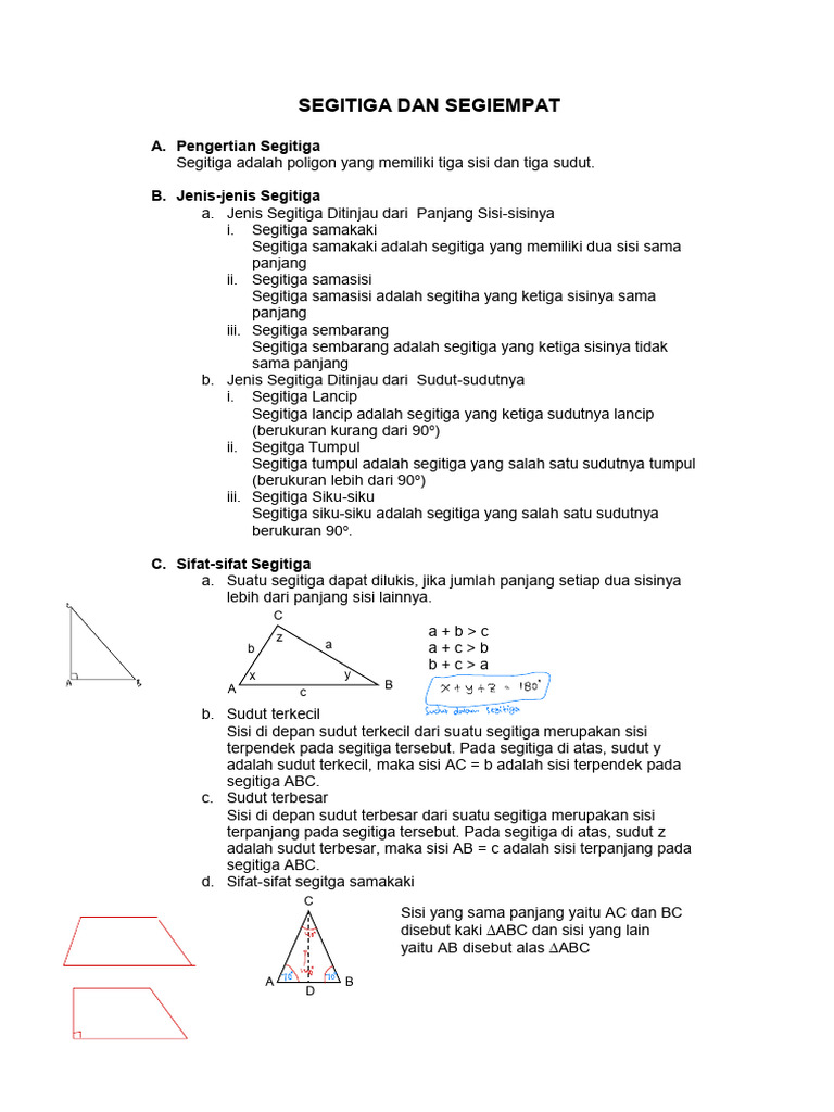 Modul Segitiga Dan Segiempat | PDF