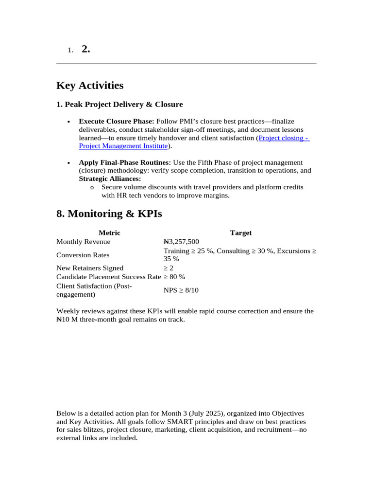Project Closure and KPI Strategies Guide | PDF | Project Management ...