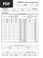 Manual Procedure For Calculate of Lashing | PDF | Angle | Force