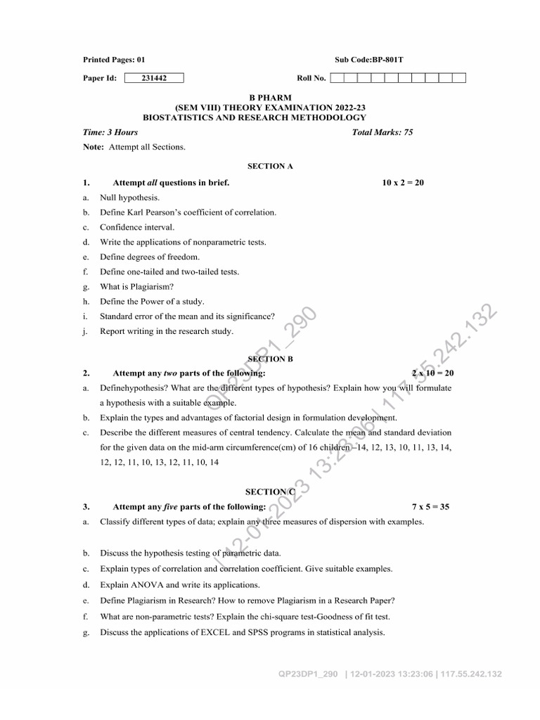 8th Sem Question Paper | PDF
