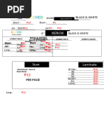 Xerox Price List | PDF