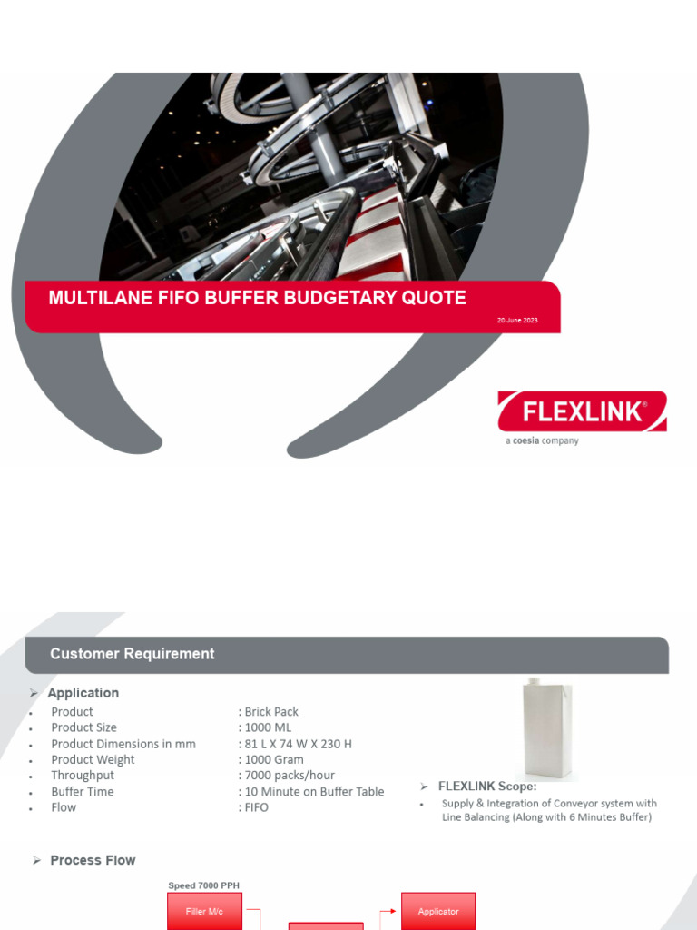 Multilane FIFO Buffer Flexlink | PDF