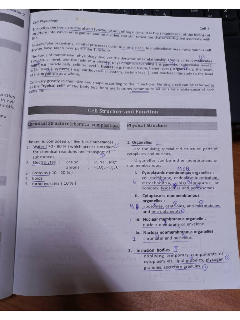 Cell Structures and Function | PDF