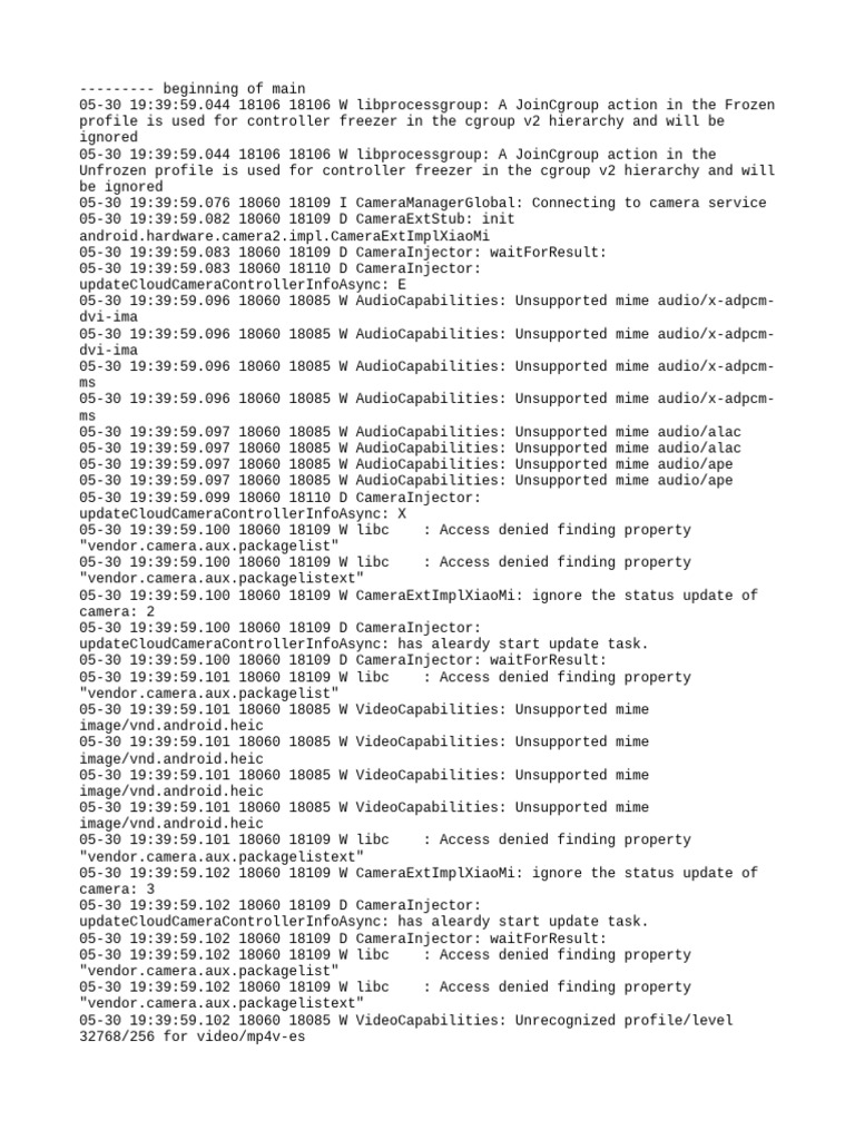 Log Cat 1748608799005 | PDF | Computing | Computer Programming