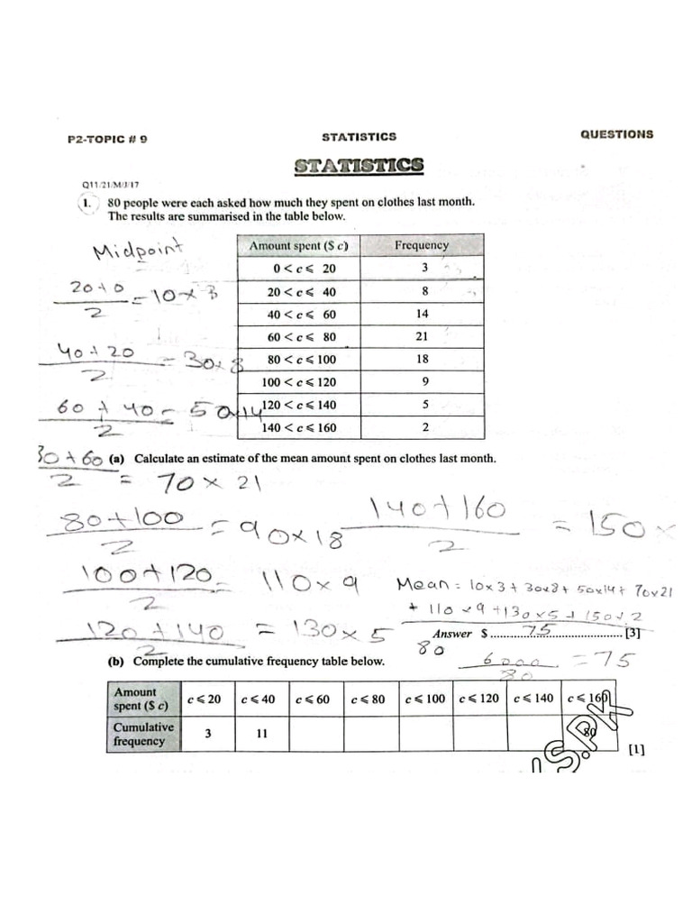 Solved Statistics | PDF