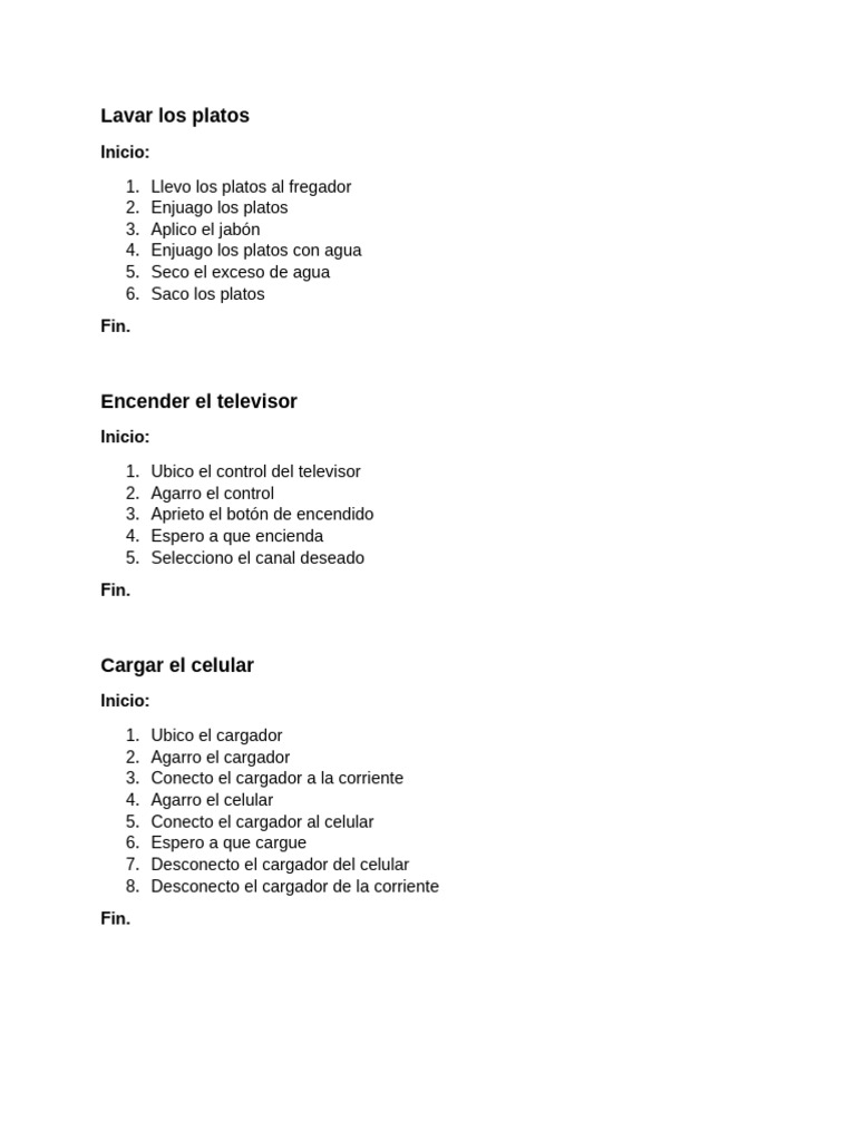 algoritmos tarea | PDF