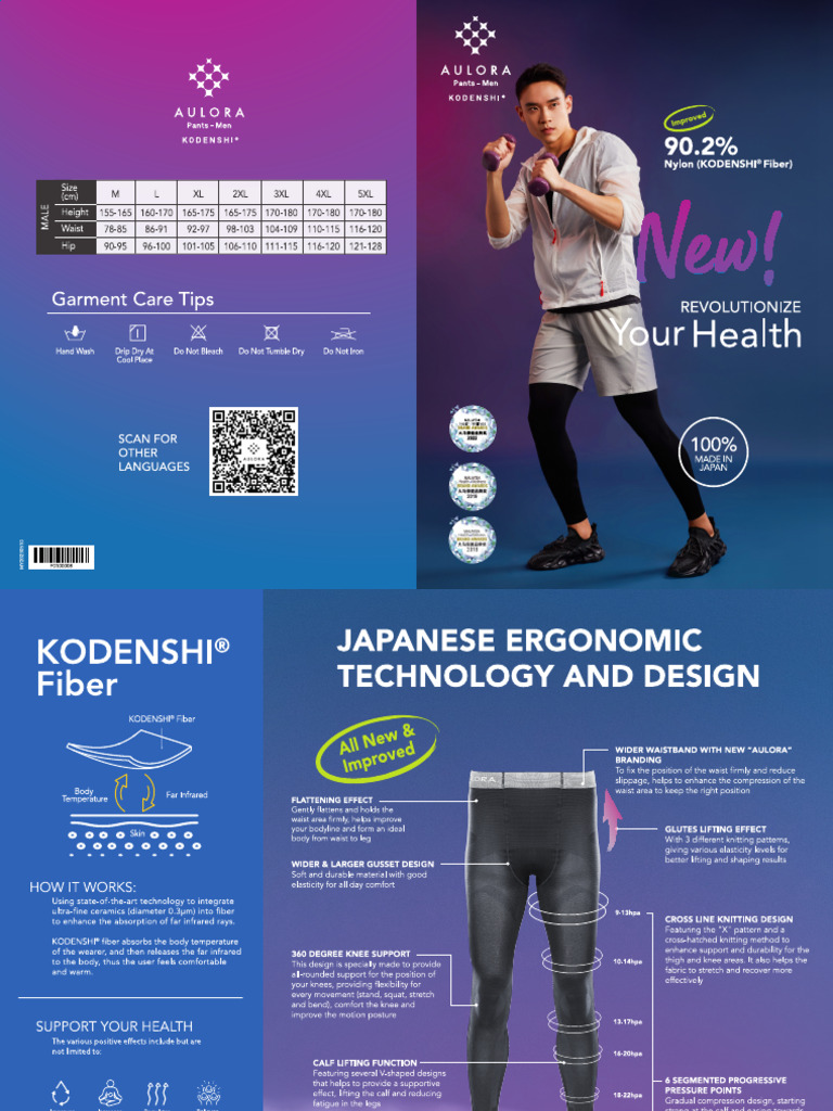 AULORA Pants With KODENSHI® - Men - Black (New Facelift) 2023-ENGLISH | PDF
