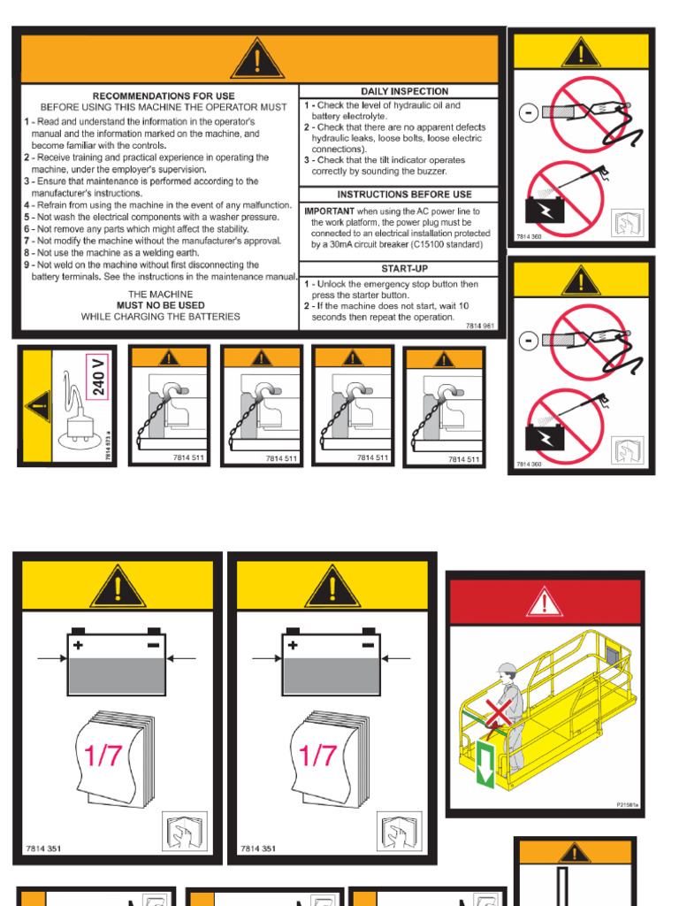 Safety Decals 12mSL | PDF