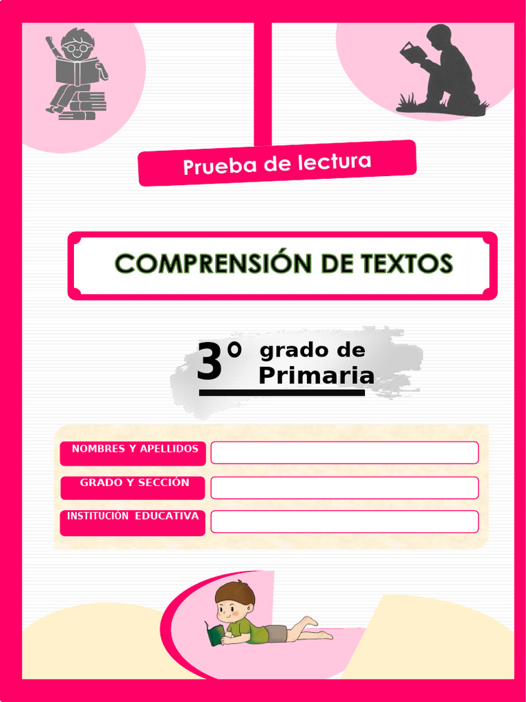 Comunicacio Evaluc Lectura.3° Grado | PDF | Comprensión lectora