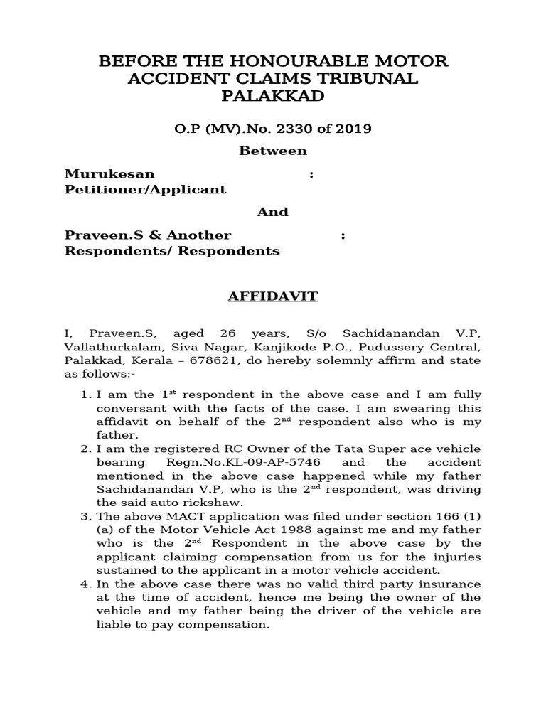 Compromise Petition OPMV 2330 | PDF | Justice | Crime & Violence