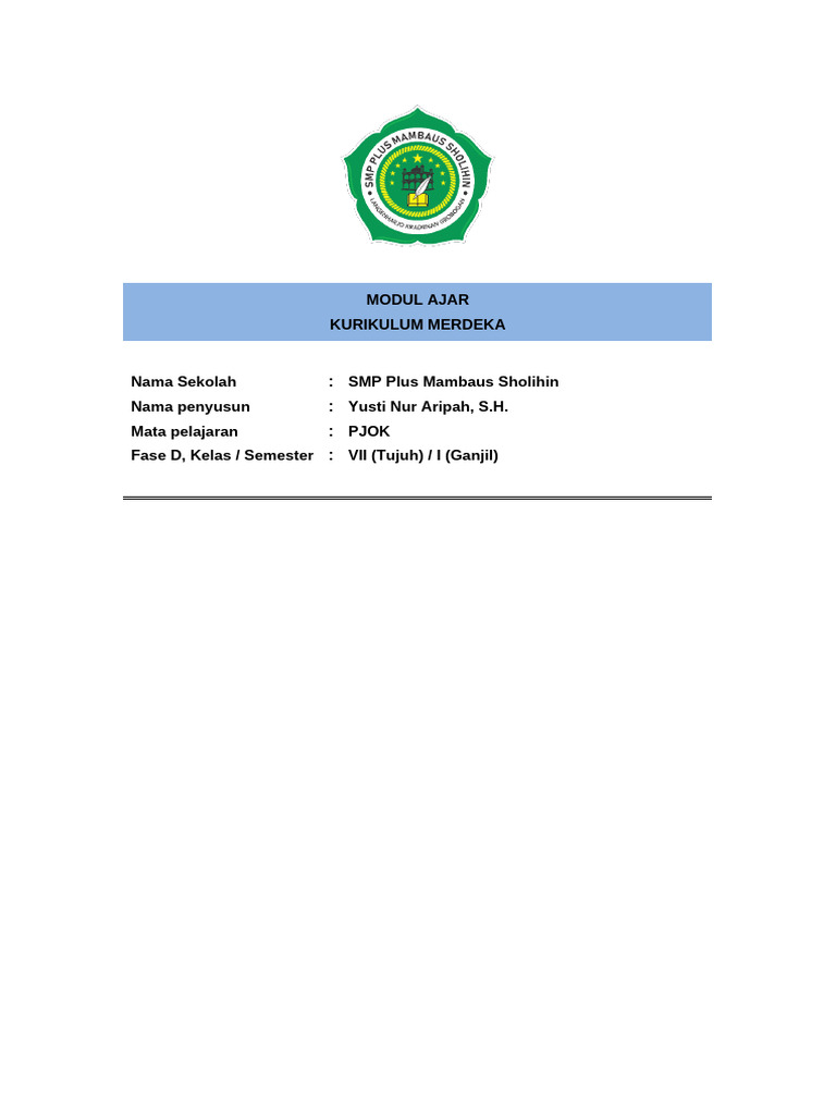 2. Modul Ajar Unit 1 Permainan Invasi (Permainan Bola Basket) | PDF