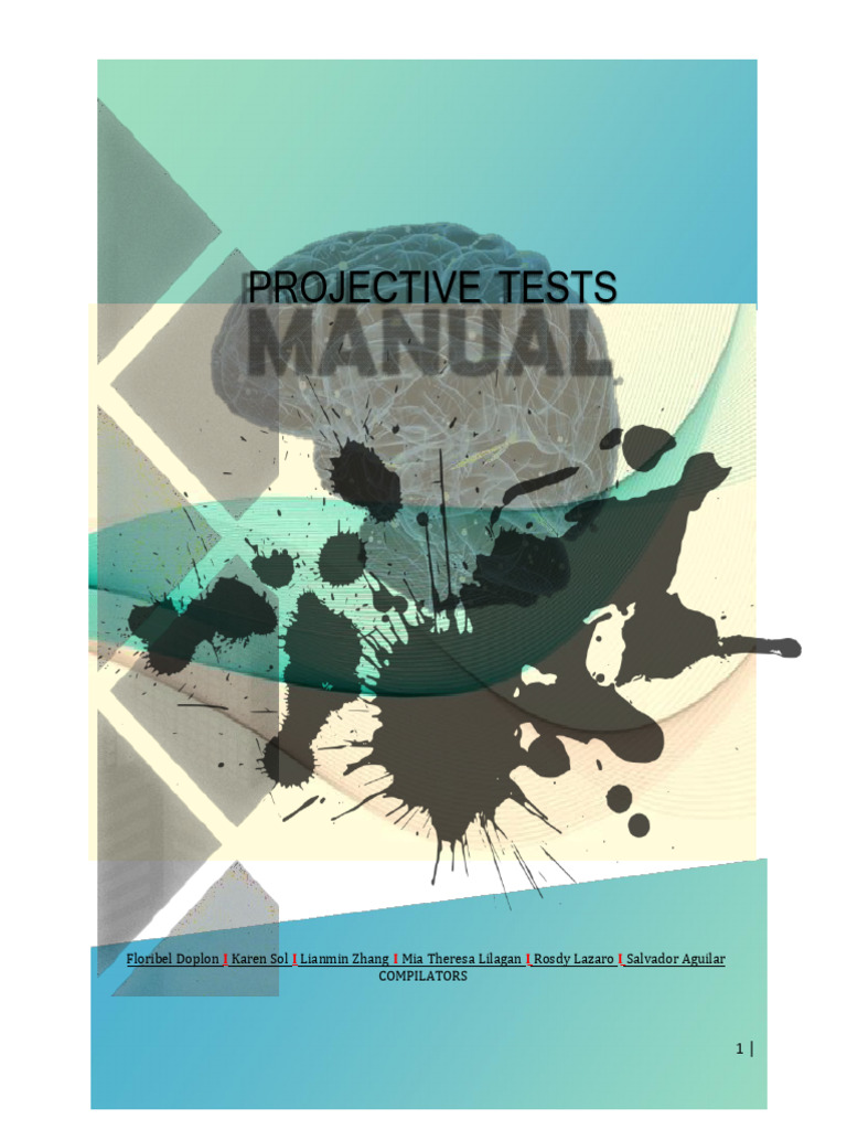Projective Techniques Manual 2021-22-1 | PDF | Drawing | Psychology
