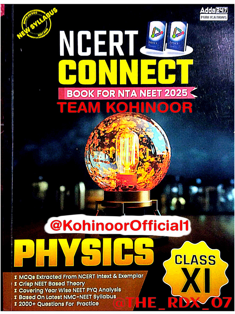 Ncert Connect Physics Class 11th by Team Kohinoor - 1 | PDF