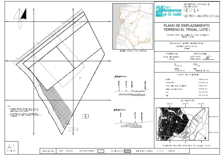 01 Plano Emplazamiento-A1 | PDF