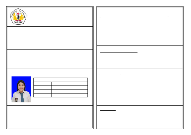 Kartu Ujian Lulu | PDF