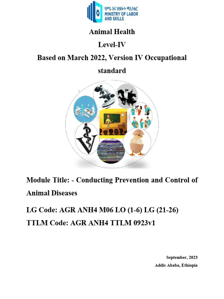 6 - M - Conduct Prevention and Control of Animal Diseases | PDF ...