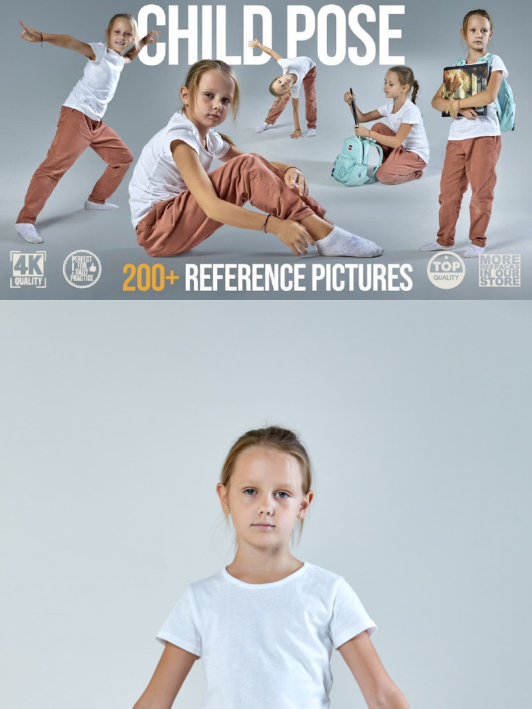 200+child Pose Reference Pictures | PDF
