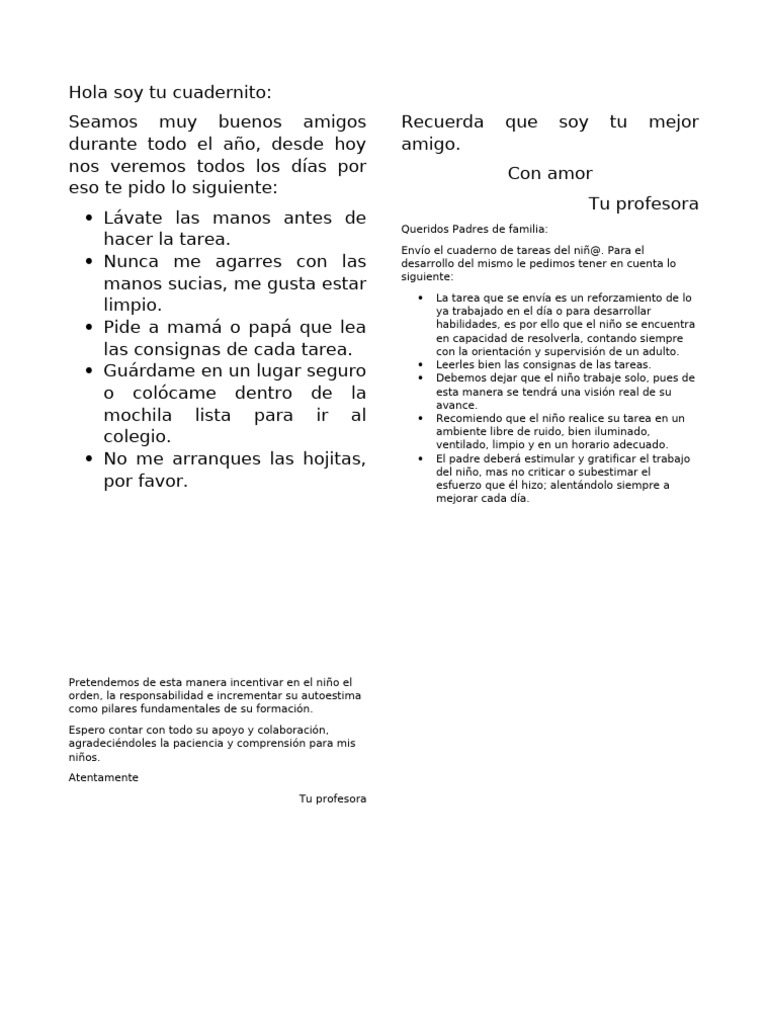 Hola Soy Tu Cuadernito | PDF