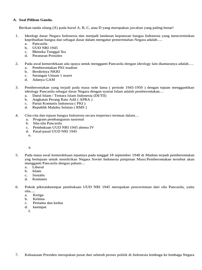Soal&Jwb - Aas Ix 2024-2025 | PDF