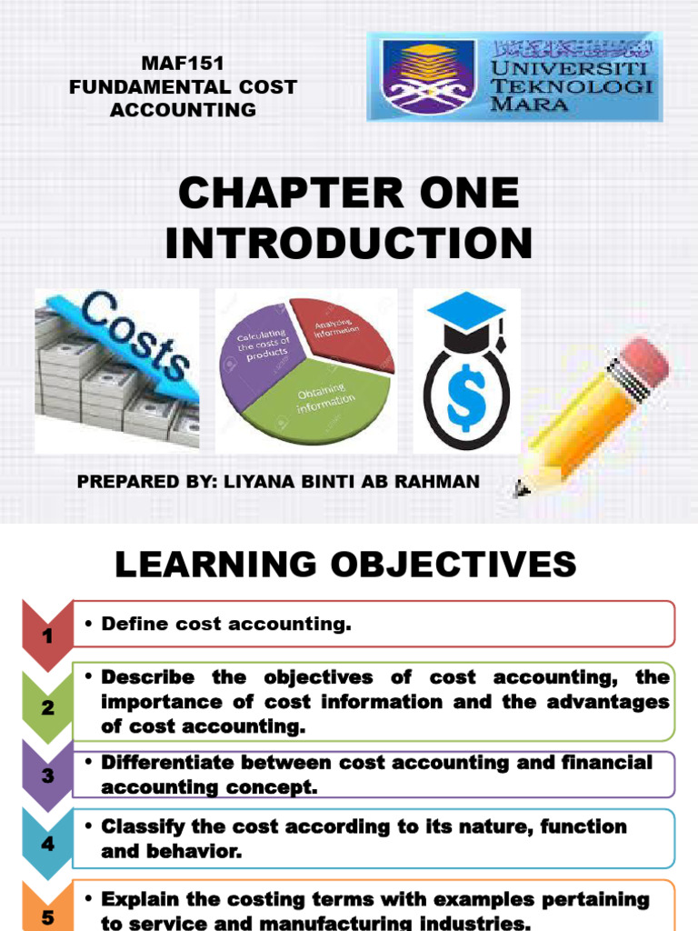 Cost Accounting Fundamentals MAF151 | PDF | Cost Accounting | Accounting